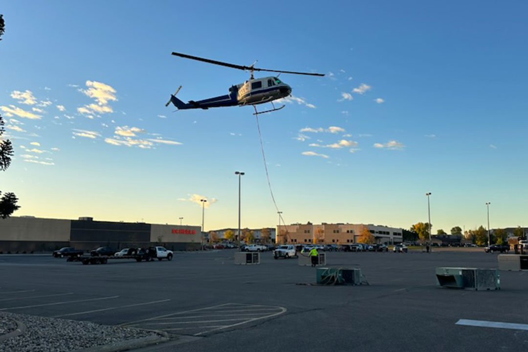 Efficient RTU Replacements at AMC Theater with Fair Lifts Helicopter ...