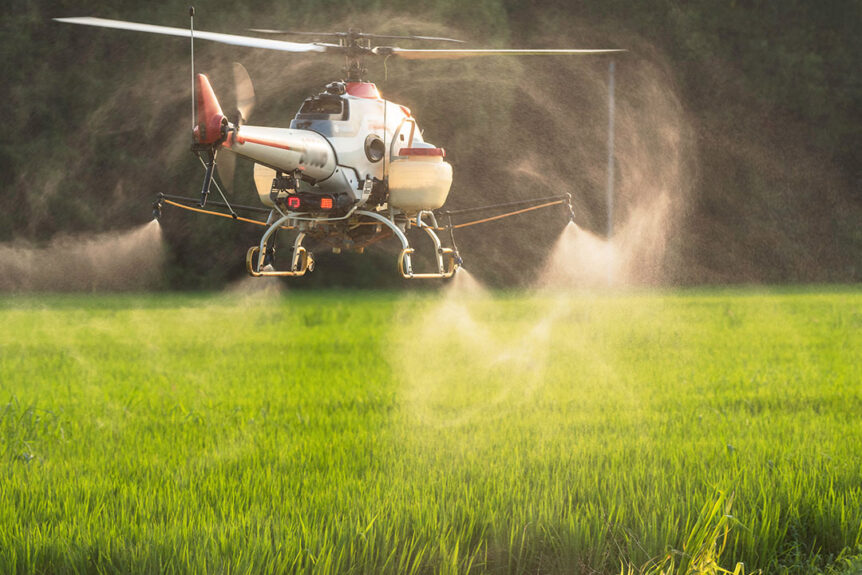 Helicopter Spraying: Efficient Aerial Application for Agriculture ...