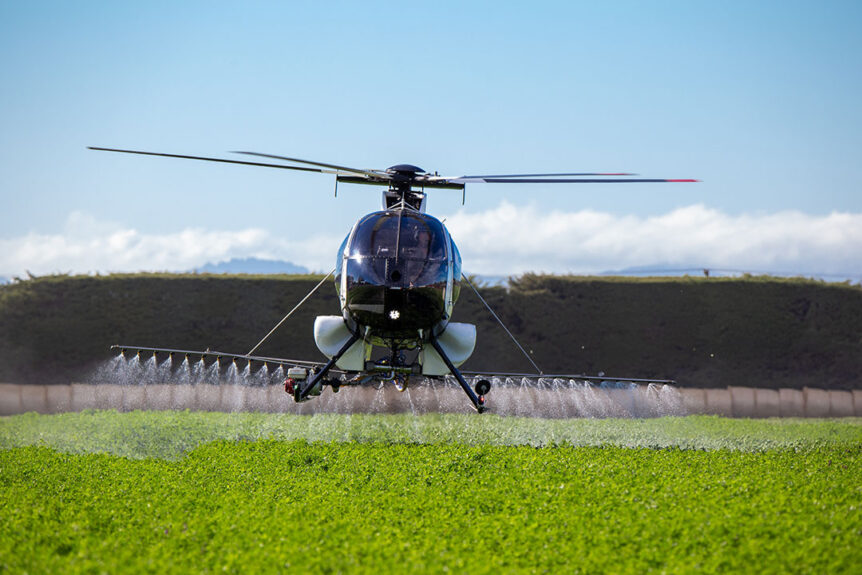 Helicopter Spraying: Efficient Aerial Application for Agriculture ...