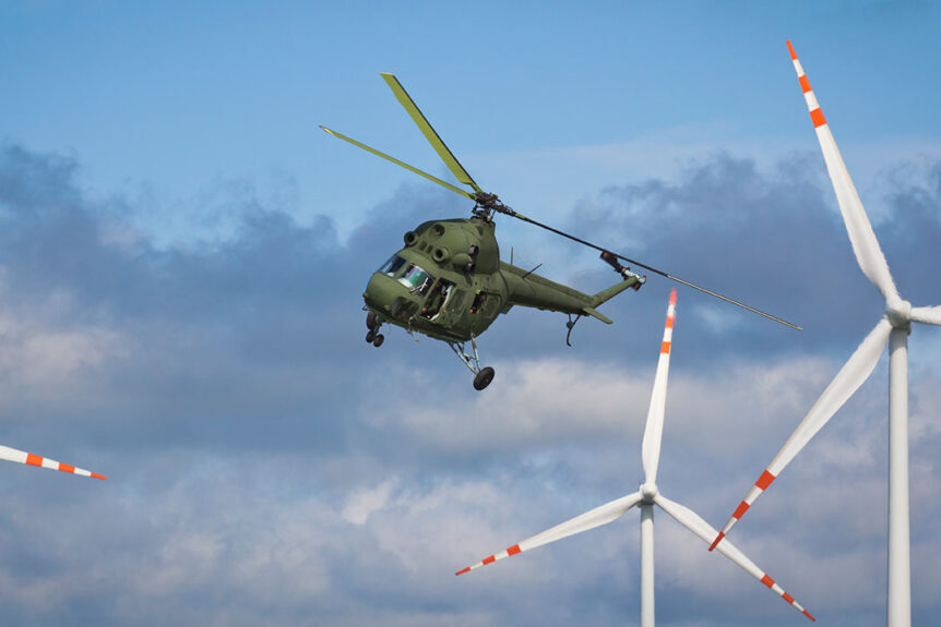 How Helicopters Overcome Access Limits in Wind Energy Projects : Fair ...