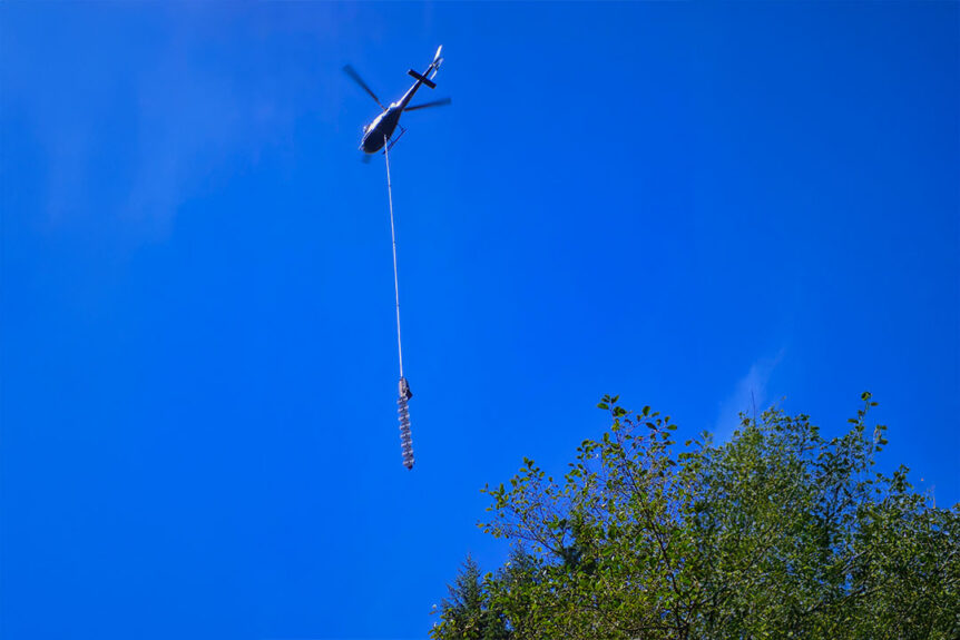 Helicopter Tree Removal at a Colorado Reservoir Tackles Hazardous ...