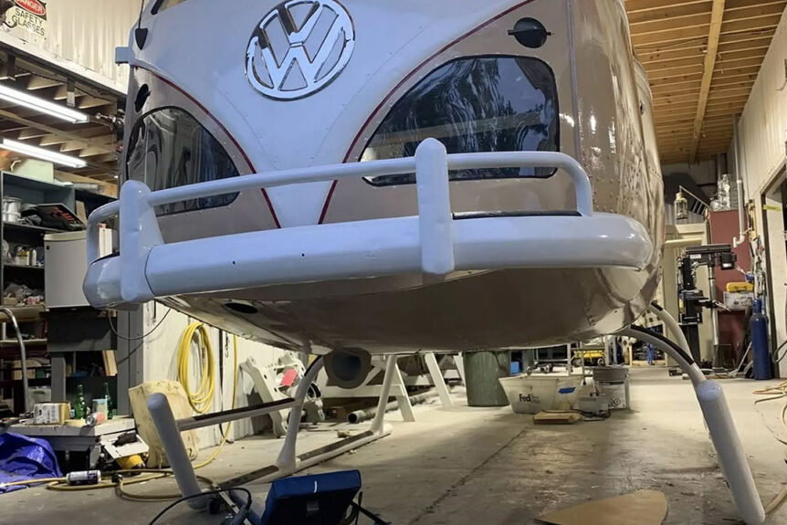 VW Helicopter Conversion: Canadian Technician Transforms Classic Bus ...